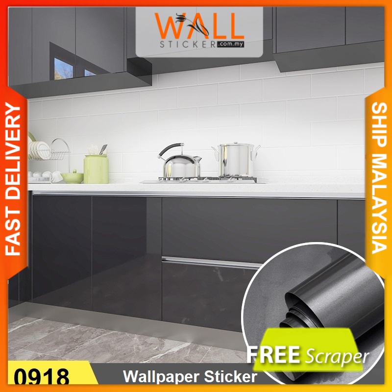 (Plain) Dark Grey Solid Color Background Wallpaper Furniture Renovation ...