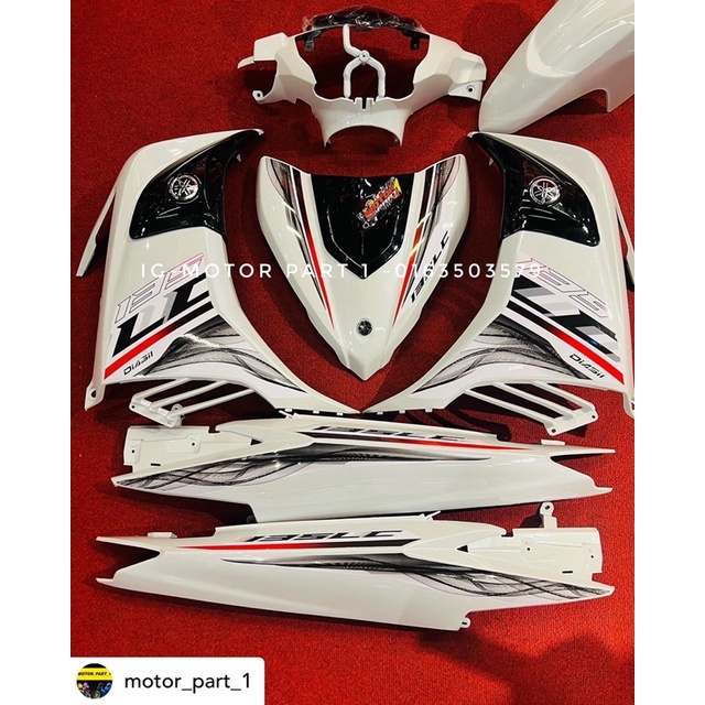 COVER SET LC 135 SE WHITE LIMITED EDITION NEW DESIN 2020 | Shopee Malaysia