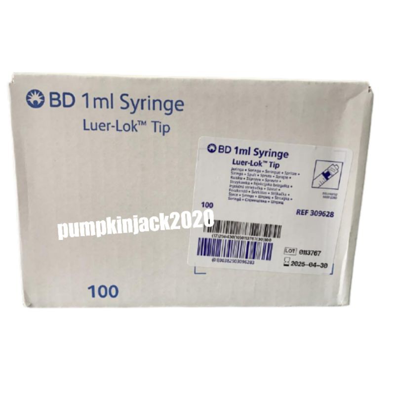 [REF 309628]BD 1ml Syringe Luer-Lok Tip (Exp: 04/2027) | Shopee Malaysia