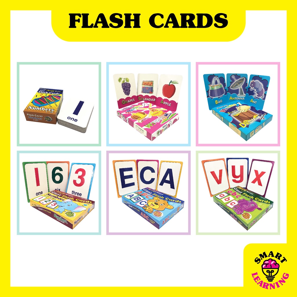 🔥READY STOCK🔥 EARLY LEARNING FLASHCARD PHONICS / ALPHABETS / NUMBERS ...