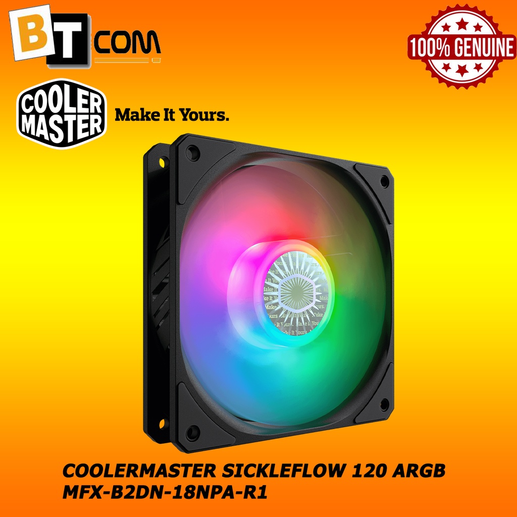 CoolerMaster SickleFlow 120 ARGB Chasis Fan MFX-B2DN-18NPA-R1 | Shopee ...
