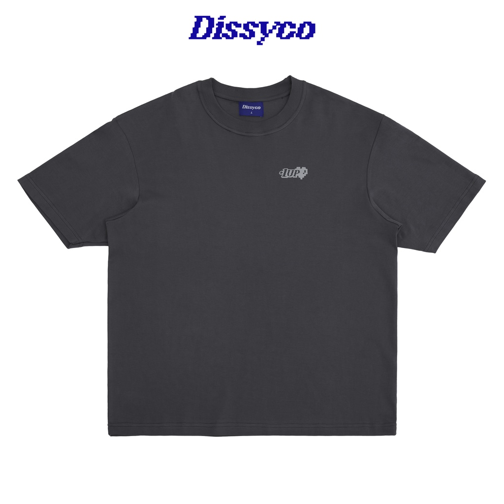 Dissyco +1UP Hologram Tee (Dark Grey/Black/White) | Shopee Malaysia