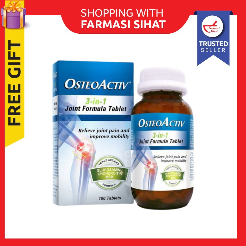 Osteoactiv 3-in-1 Joint Formula Tablet (100's) | Shopee Malaysia
