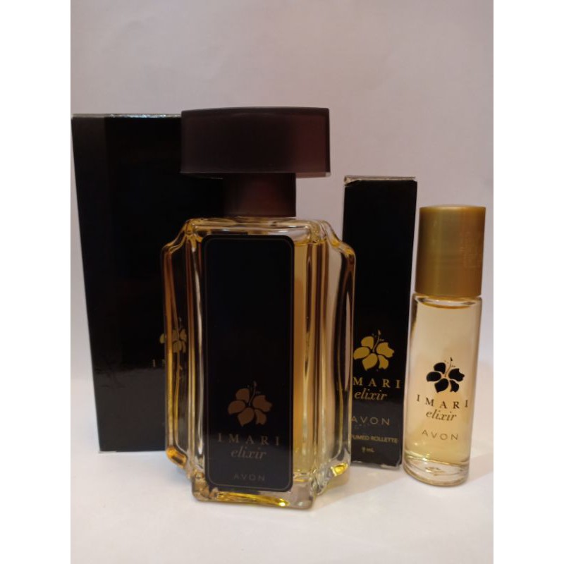 MINYAK WANGI AVON : IMARI ELIXIR EDT SPRAY 50 ML / purse concentre 9 ml ...