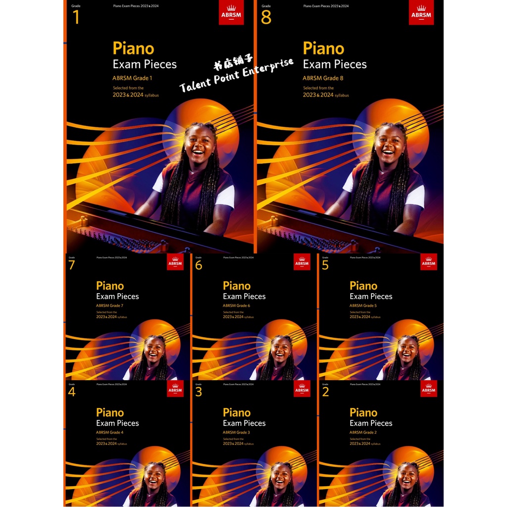[New] ABRSM Piano Exam Pieces 2023 & 2024 with audio / book only Grades 1-8 | Shopee Malaysia