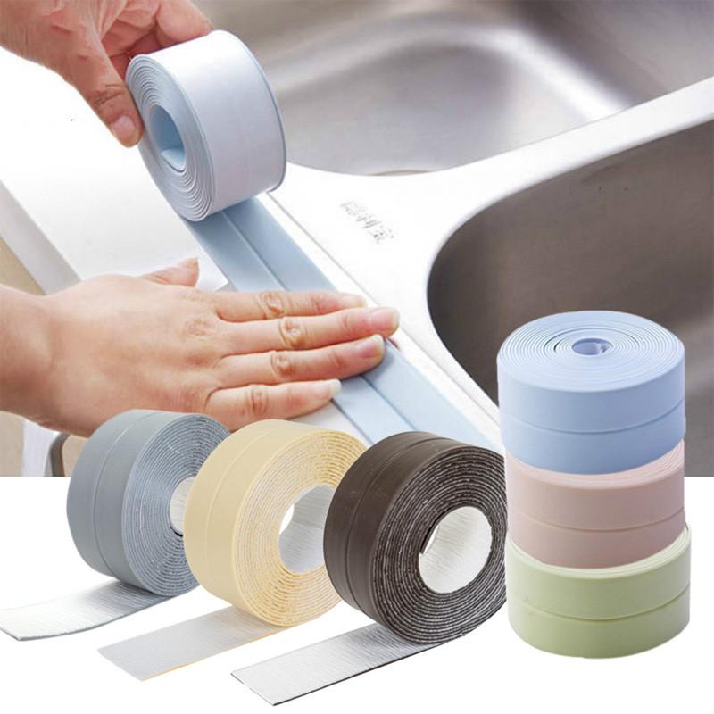 1 Roll Bath Wall Sealing Strip Waterproof Mildew Proof Self Adhesive ...
