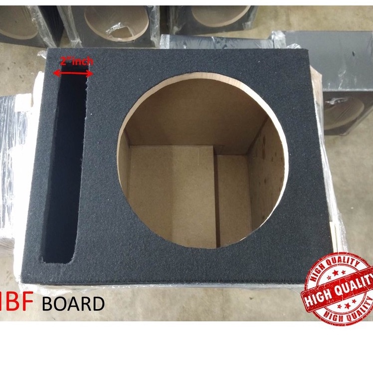 12 inch L Shape Speaker Vented Subwoofer Stereo Sub Box Ported ...