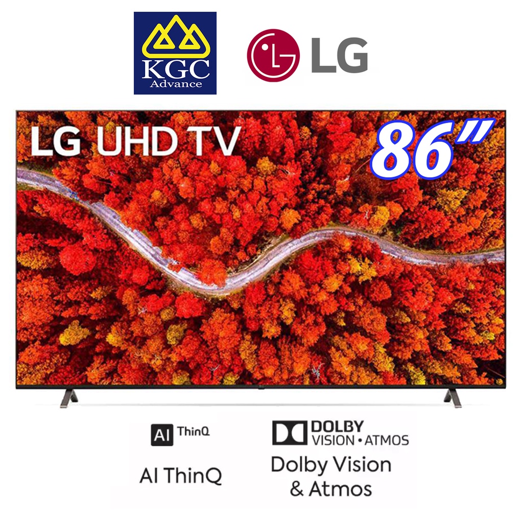 LG (86'') 86UP8000PTB UP80 Series Smart UHD TV with AI ThinQ® | Shopee ...