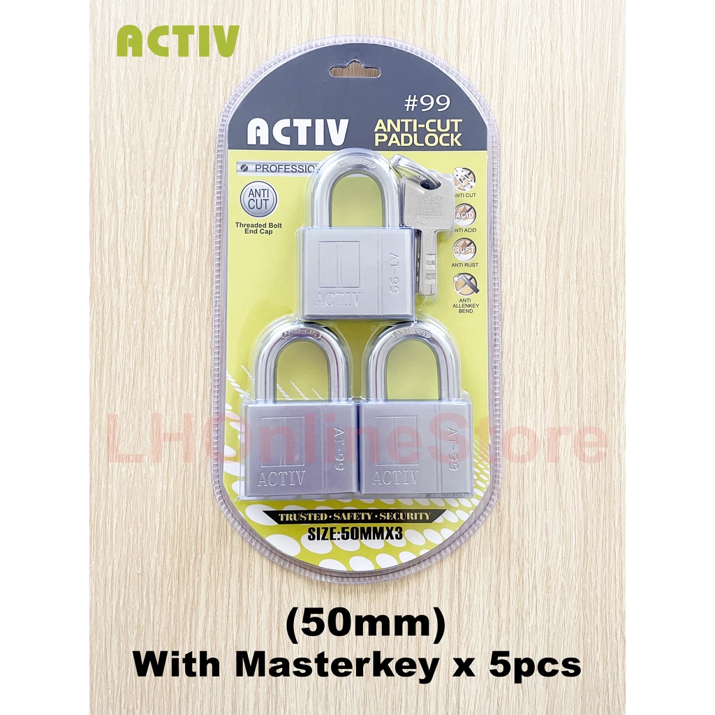 (40mm & 50mm) Activ-Anti Cut Padlock/ Door Lock/ Professional Lock/ Top ...