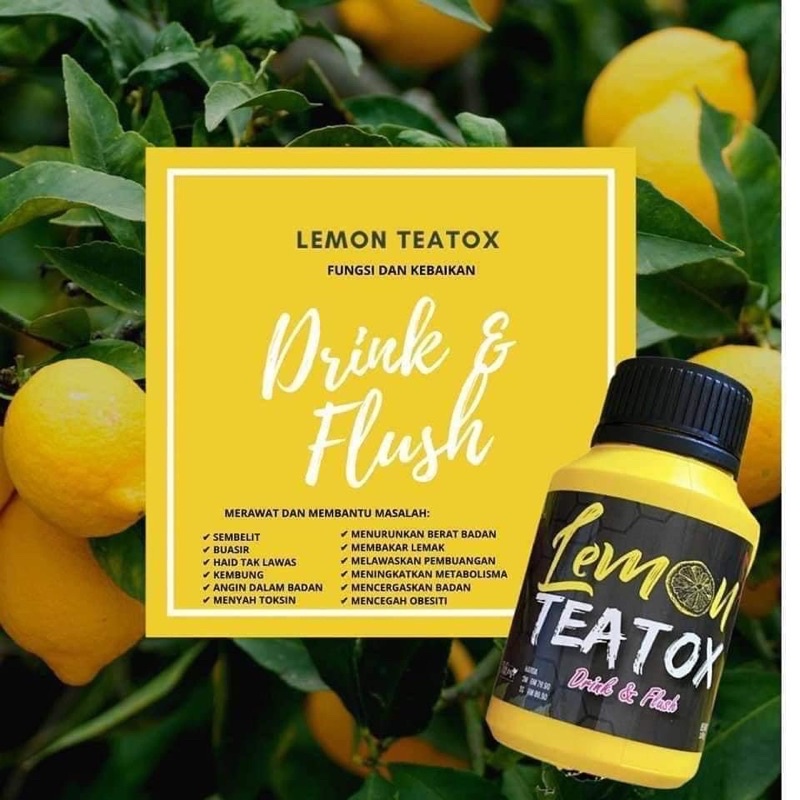 LEMON TEATOX new pack 100g | Shopee Malaysia