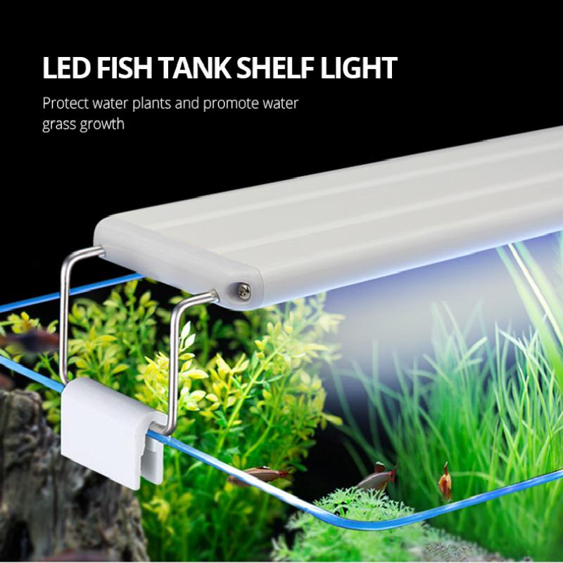 Ultimate Aquarium Super Slim LED Light Aquatic Plant Extensible ...