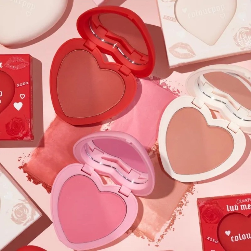 (READY STOCK 🚚) COLOURPOP HEART SHAPED / VALENTINE BLUSH COLLECTION ...
