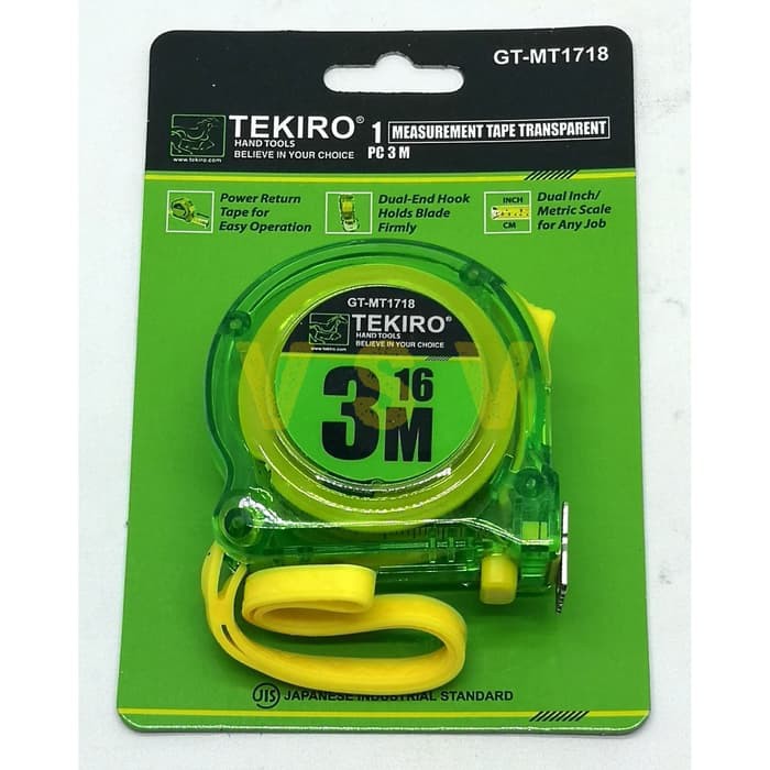 TEKIRO//TITAN Meter 3 M / Transparent Meter 3 Meter / Hand Meter 3M ...