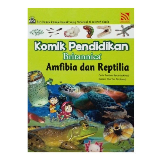 KOMIK PENDIDIKAN BRITANNICA - AMFIBIA DAN REPTILIA (READY STOCK ...