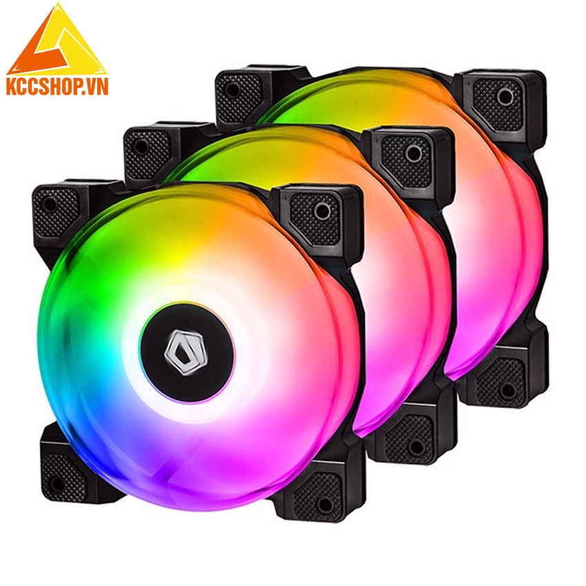 Three ID-COOLING DF-12025-ARGB fan Box (Black / White) | Shopee Malaysia