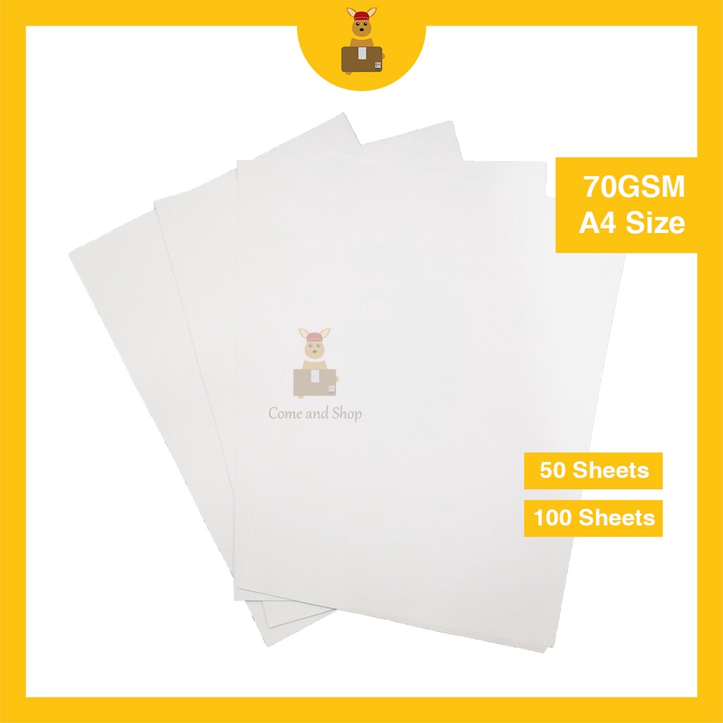 A4 Copier Paper Printing Paper (70gsm | 50s \ 100s) | Shopee Malaysia