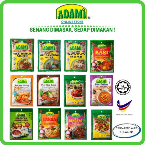 ADAMI Pes & Perencah #Senang Dimasak, Sedap Dimakan @ Expire 2028 ...