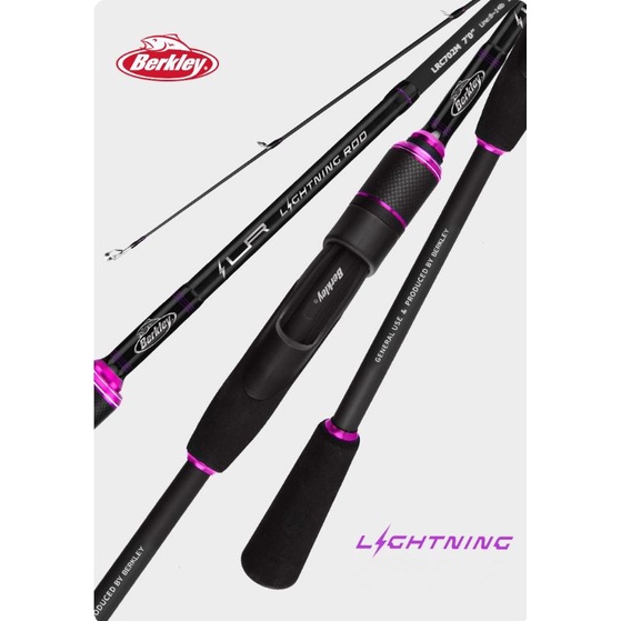 Berkley Lightning Fishing Rod S602UL & C602UL [Free Extra Tip] | Shopee ...