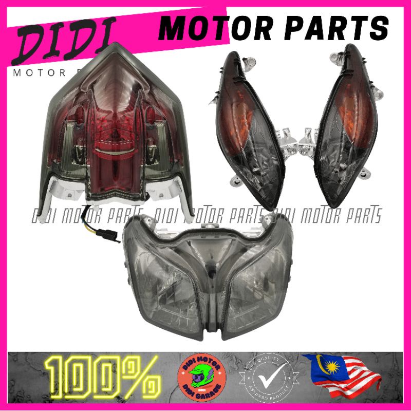 DIDI MOTORPARTS SRL115 Fi Smoke Head Lamp Tail Lamp Signal Set Combo ...