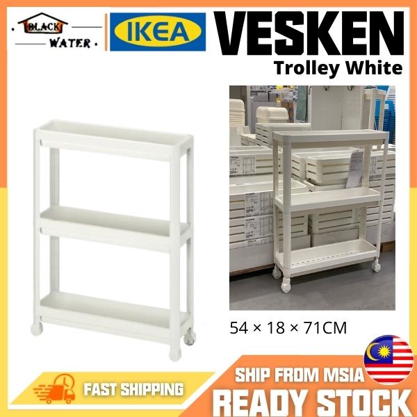 𝙎𝙃𝙄𝙋 𝙎𝘼𝙈𝙀 𝘿𝘼𝙔 💥𝙍𝙀𝘼𝘿𝙔 𝙎𝙏𝙊𝘾𝙆💥 𝐈𝐊𝐄𝐀 VESKEN 3 TIER Shelf unit rack Kitchen ...
