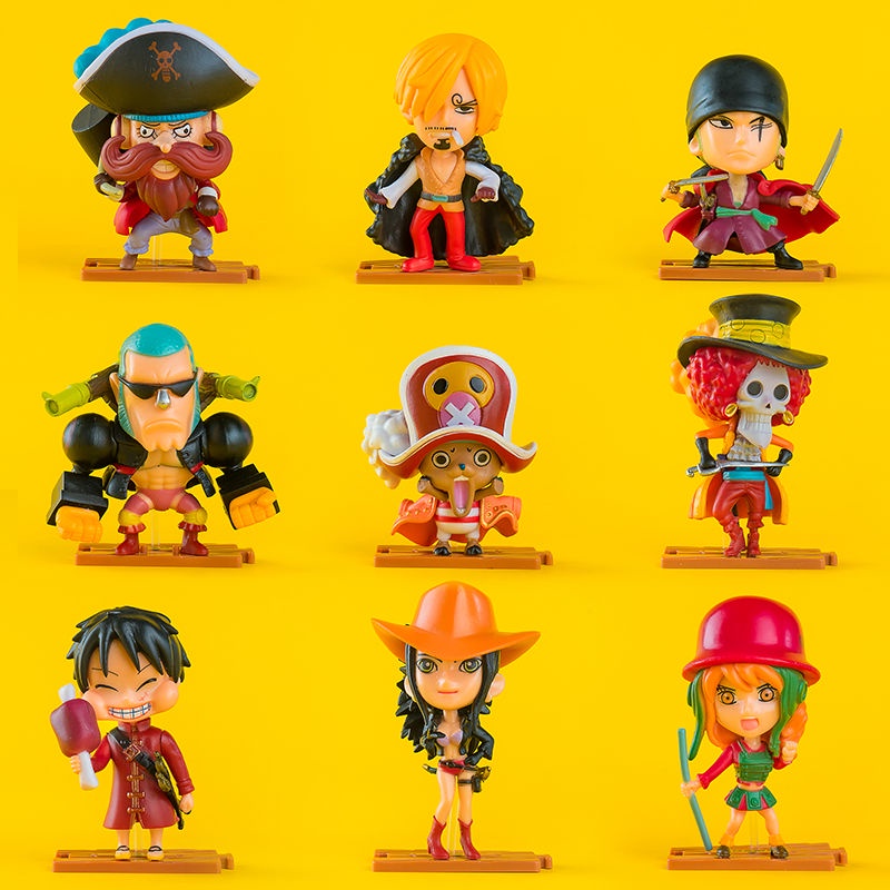 Blind Box One Piece Full Set Of Red Clothes Theater Version Luffy ...