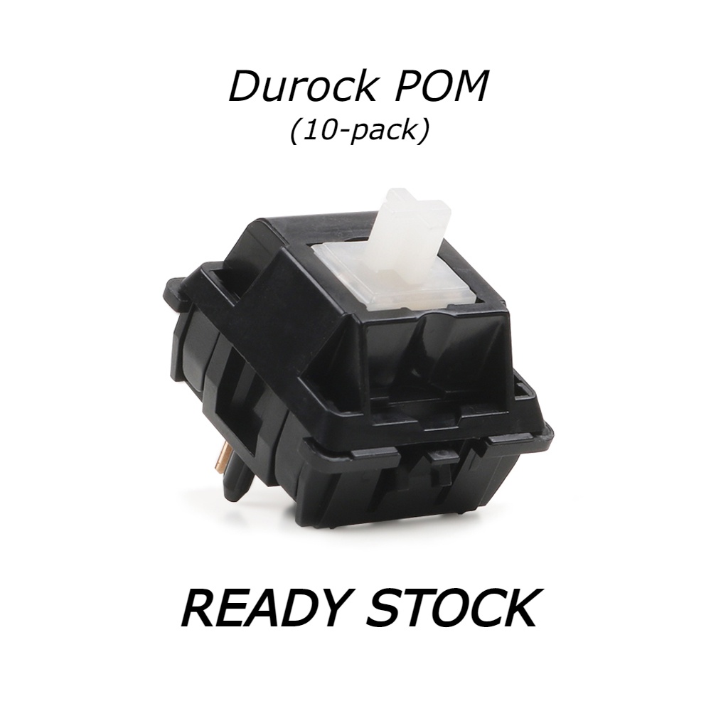 Durock Piano POM Linear Switch for Mechanical Keyboards (10-pack ...