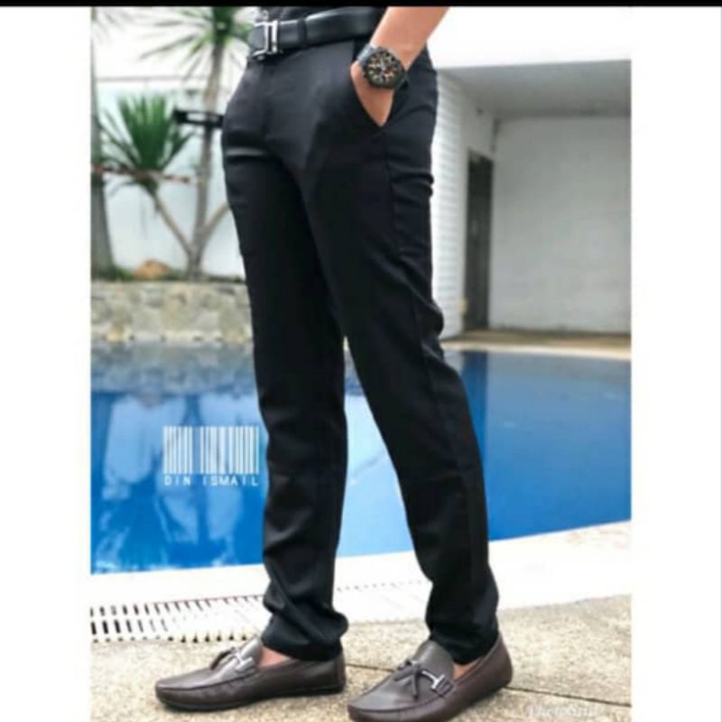 🔥READY STOCK🔥SLACK JEANS MAN SLIMFIT JEANS KAIN GETAH | Shopee Malaysia