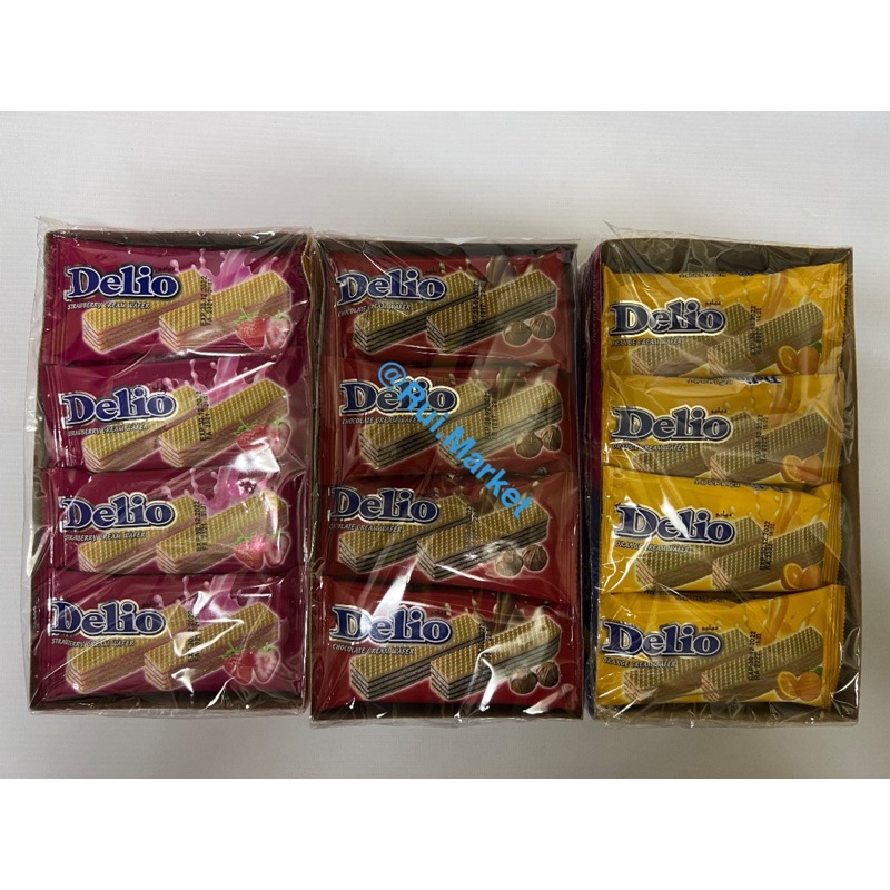 ORIENTAL DELIO CREAM WAFER CHOCOLATE/MILK/STRAWBERRY/ORANGE | Shopee ...