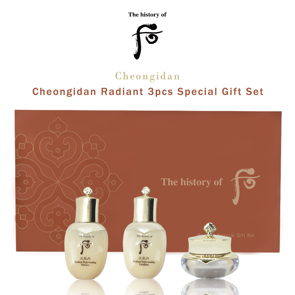 The History of Whoo Cheon-gi-dan Radiant 3pcs Gift Set | Shopee Malaysia