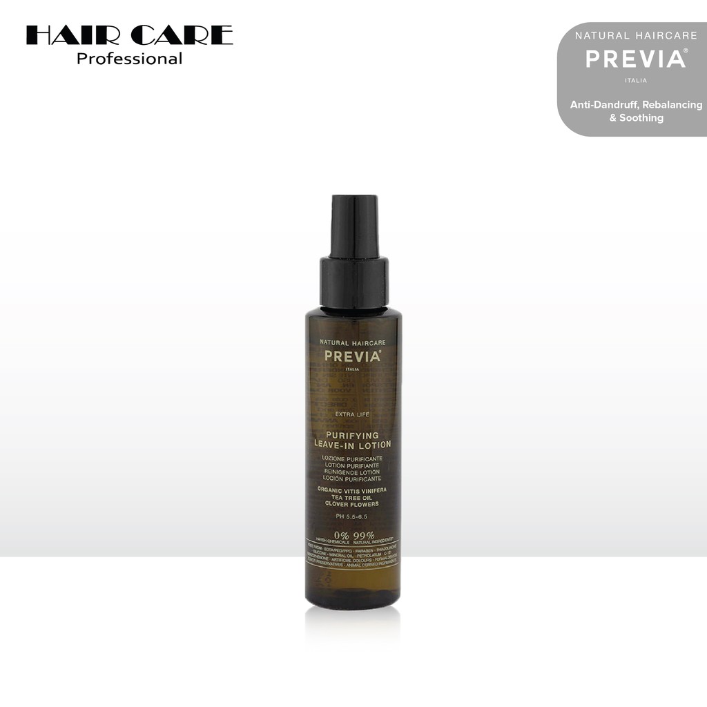 Previa Italy Purifying Leave In Lotion - For Dandruff/Oily And ...
