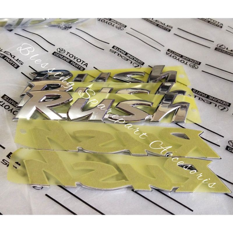 Toyota Original Rush Writing Logo Emblem | Shopee Malaysia