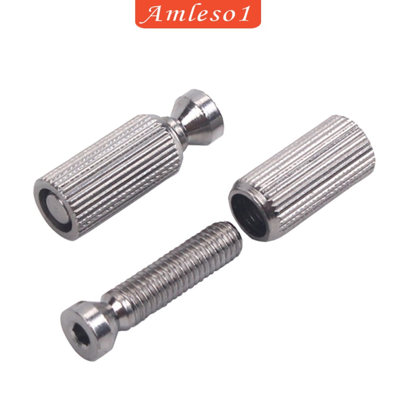 [amlesoaeMY] Guitar Chrom Metal Tremolo Bridge Mounting Studs/Posts ...