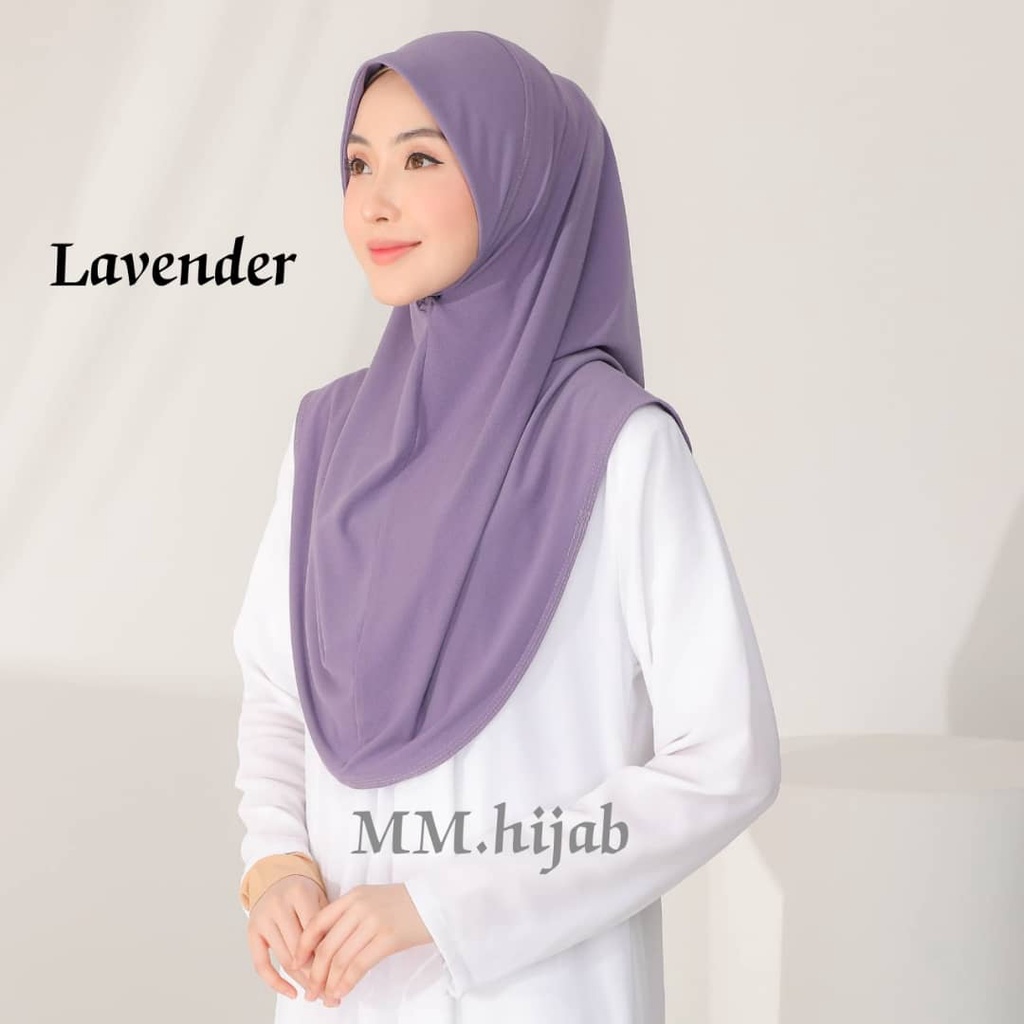Tudung Sarung Moscrepe Sarimah Plain Instant READY STOCK SIZE M L | Shopee Malaysia
