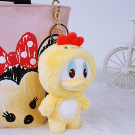Donald Duck in Chicky Rooster Costume Keychain Plush Toy | Shopee Malaysia