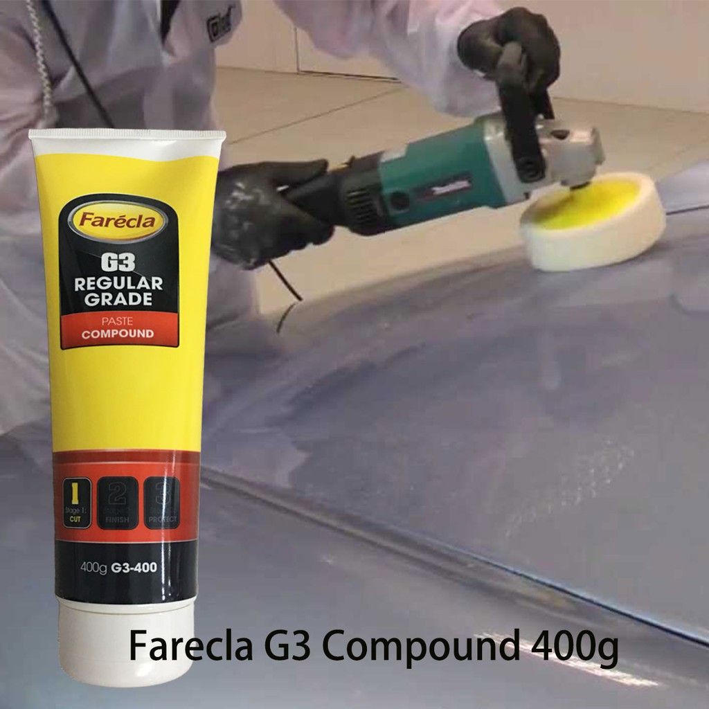 Farecla G3 Regular Grade Rubbing Compound Tube 400g | Shopee Malaysia