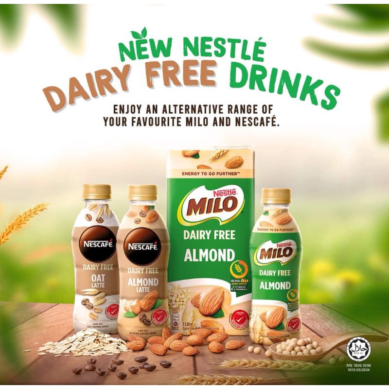 Nestle Almond Latte/Oat Latte/Milo Almond 225ml | Shopee Malaysia
