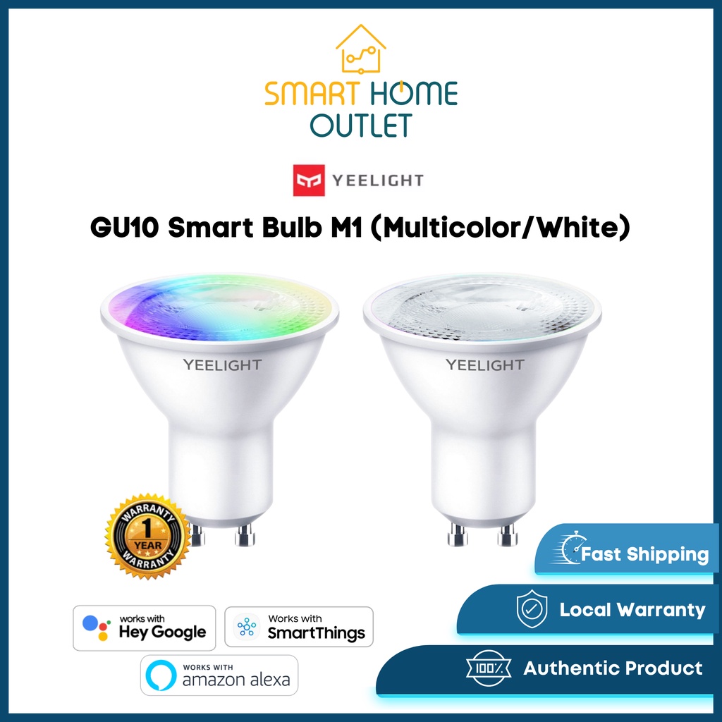 SHO Yeelight GU10 Smart LED Light Bulb W1 Multicolor / White Power ...