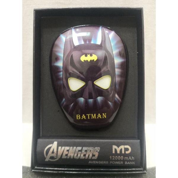 Avengers Batman 12000 mAh 1 Cable Full Capacity Mini Powerbank Usb ...
