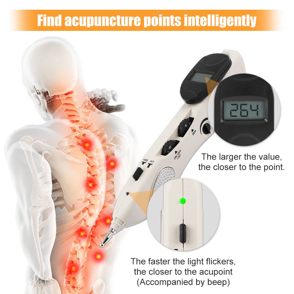 Electronic Acupuncture Pen Point Detector Acupuntura Massage Pain ...