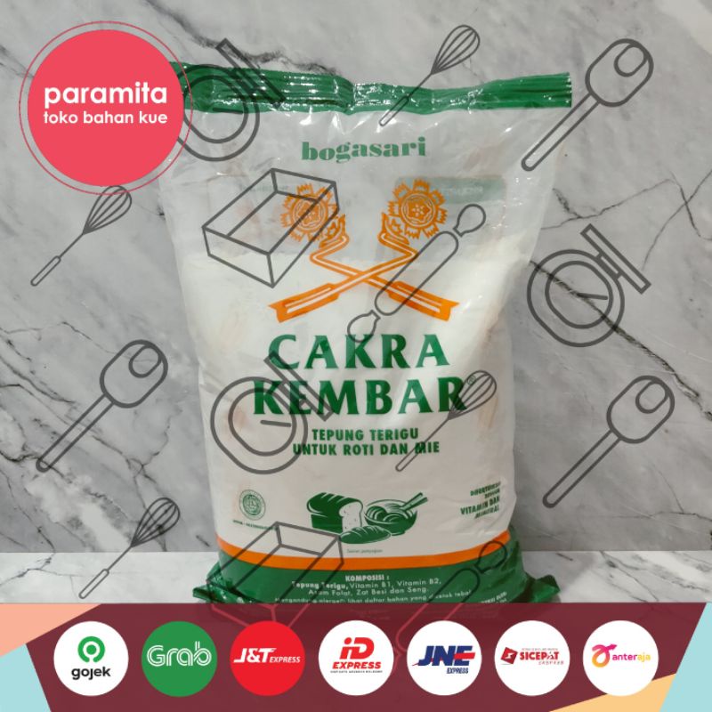 Bogasari Twin Chakra Wheat Flour Economical 1kg | Shopee Malaysia
