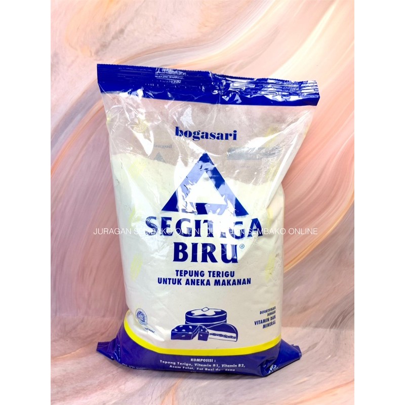 Blue triangle wheat flour 1 kg bogasari | Shopee Malaysia