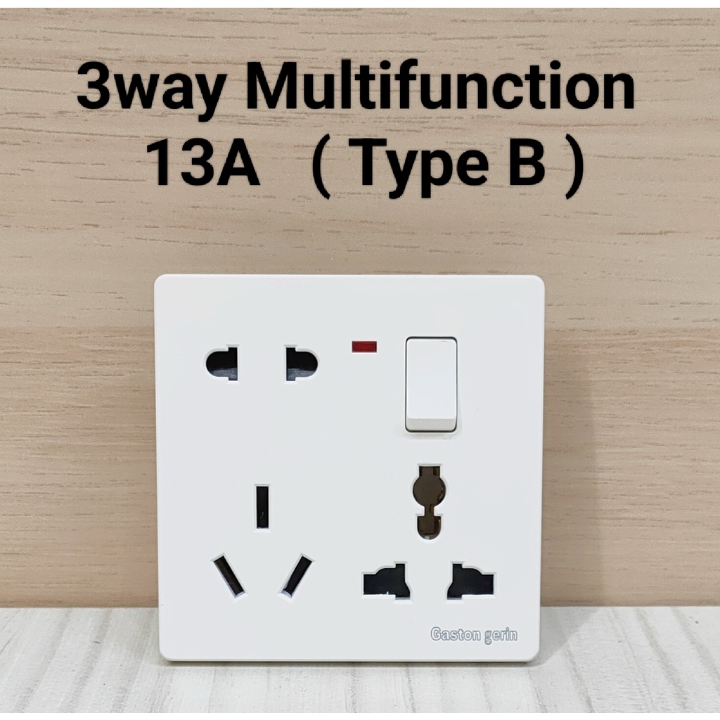 Malaysia Socket 13A Universal 15A Usb Type-C Water Heater Switch White ...