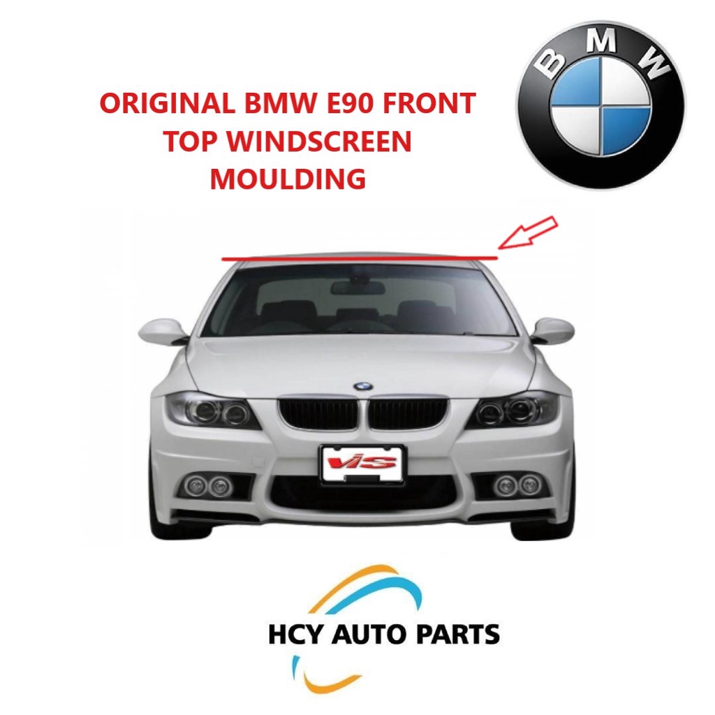 BMW E90 E91 318i 320i 320d 323i 325i 330i Windscreen Front Top Moulding ...