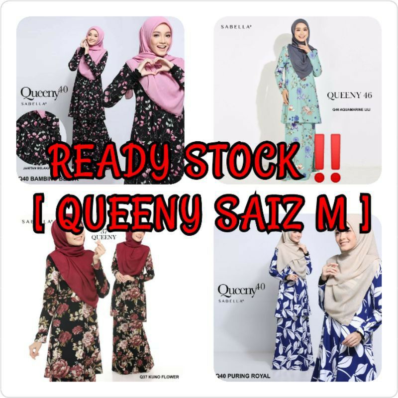 READY STOCK SABELLA‼️ QUEENY SAIZ 🔹M🔹 | Shopee Malaysia