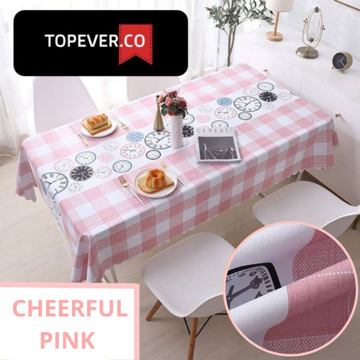Table Cloth Alas Meja Aesthetic Decoration Alas Meja Makan 6 Kerusi ...