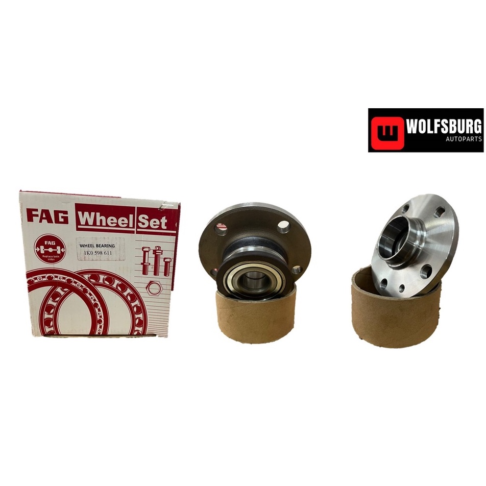 VW AUDI Wheel Bearing And Hub Assembly (Rear) 1K0598611, 5Q0598611 FAG ...