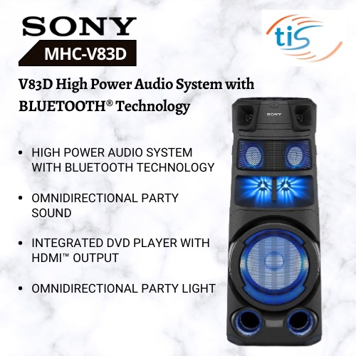 SNY-MHC-V83D | Sony V83D High Power Audio System with BLUETOOTH ...