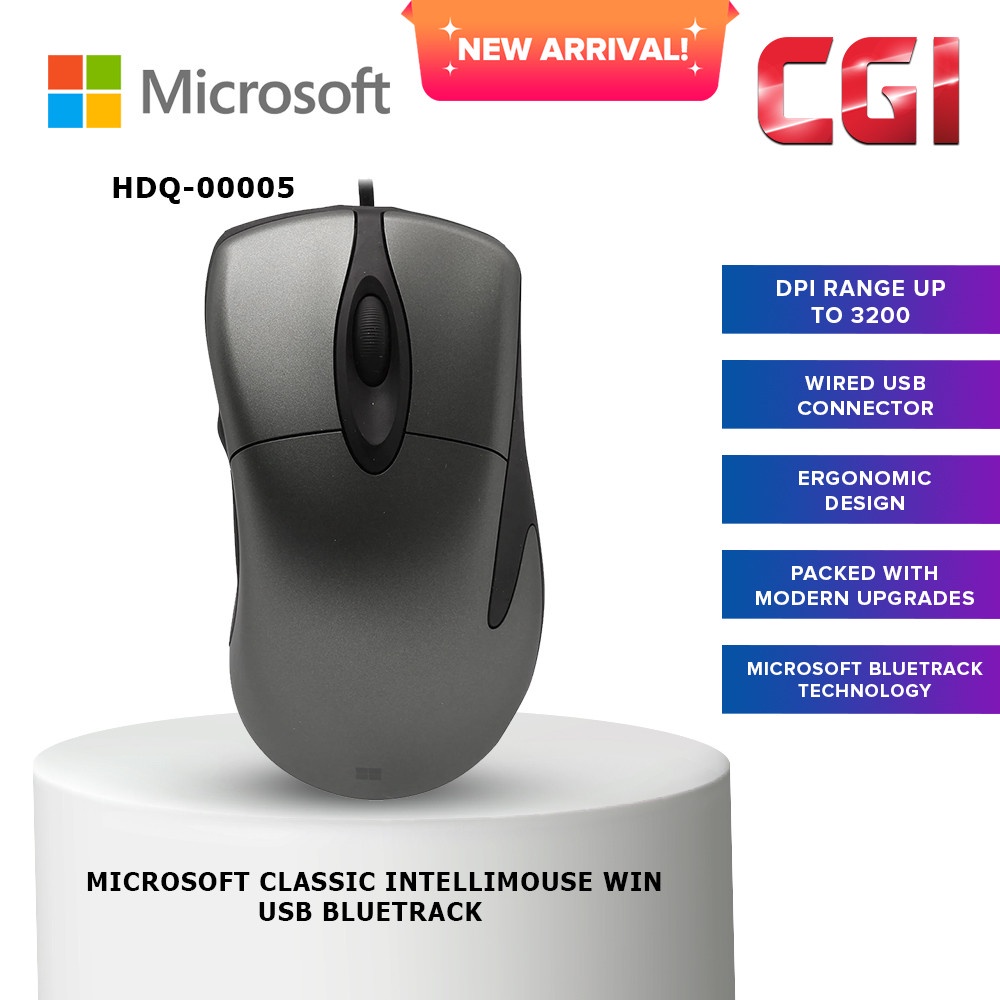 Microsoft Classic Intellimouse with Wired USB Connection - HDQ-00005 ...