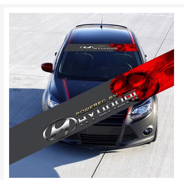 130*21cm Carbon Fiber Car Front Windshield Sticker Auto Rear Window ...