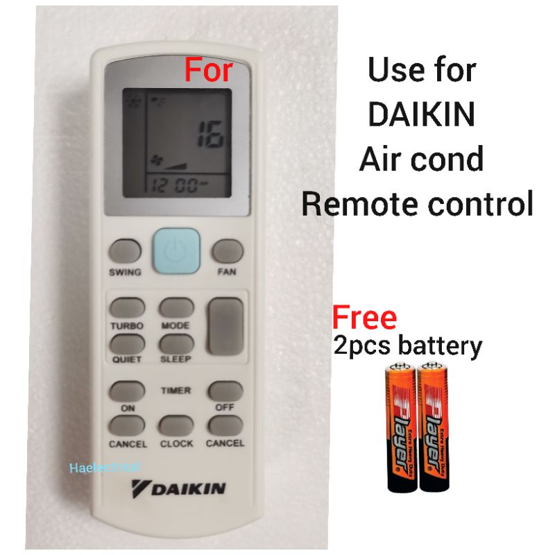 for daikin air cond remote control (new) | Shopee Malaysia